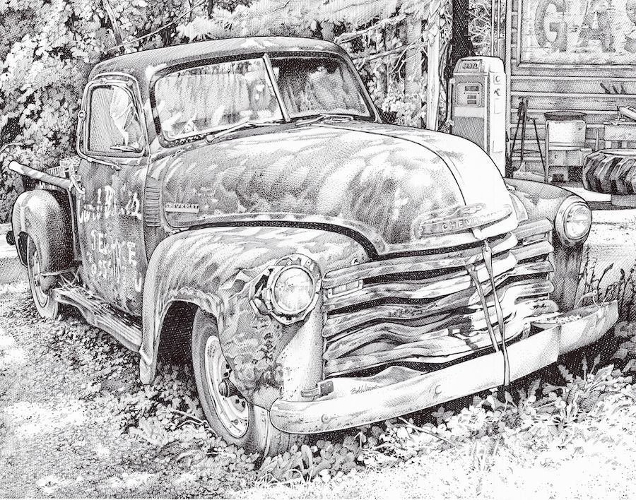 Chevy Truck Poster – Bob Weaver Art